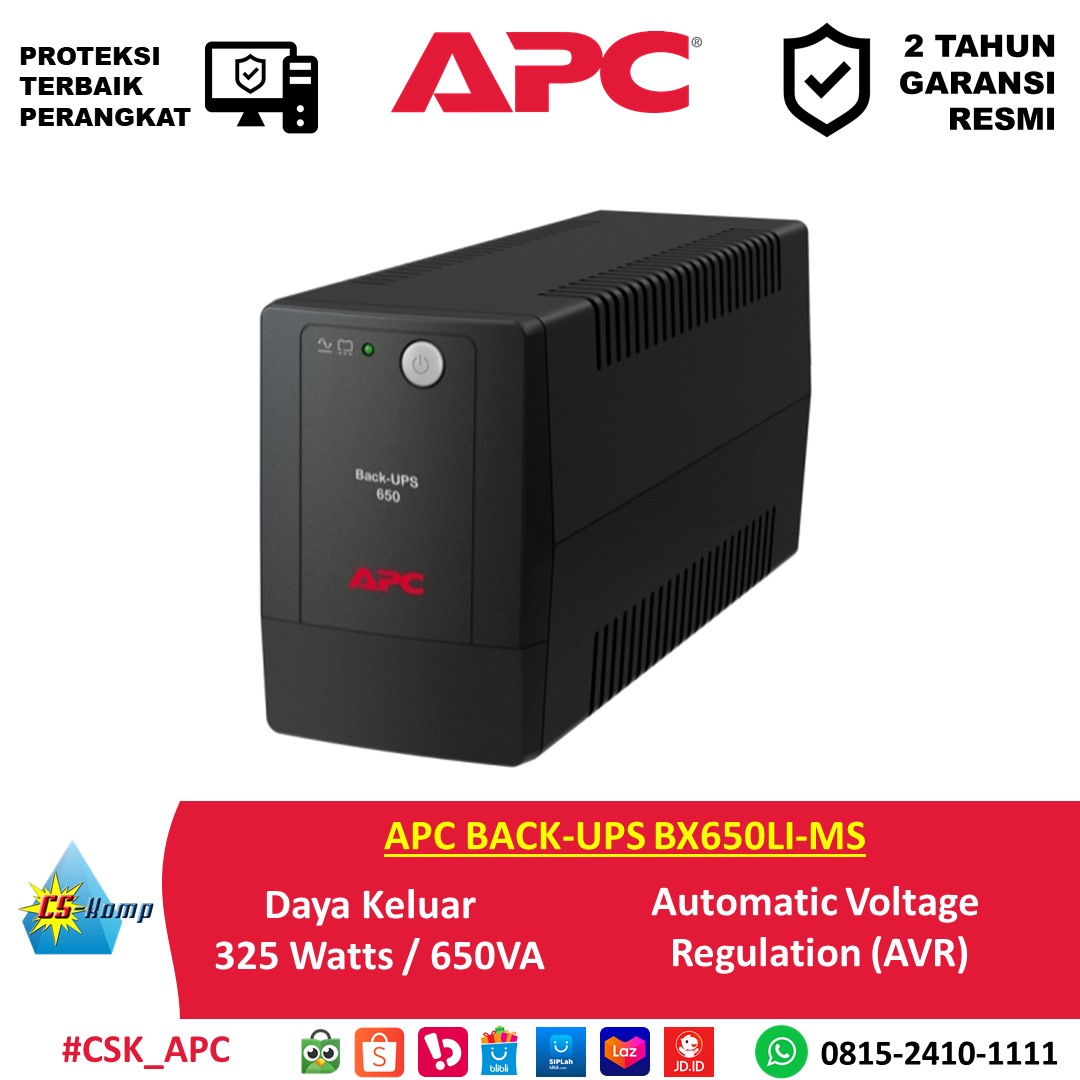 APC BACK-UPS BX650LI-MS